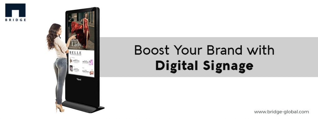 Digital Signage Solutions to Boost Your Brand | Bridge Blog