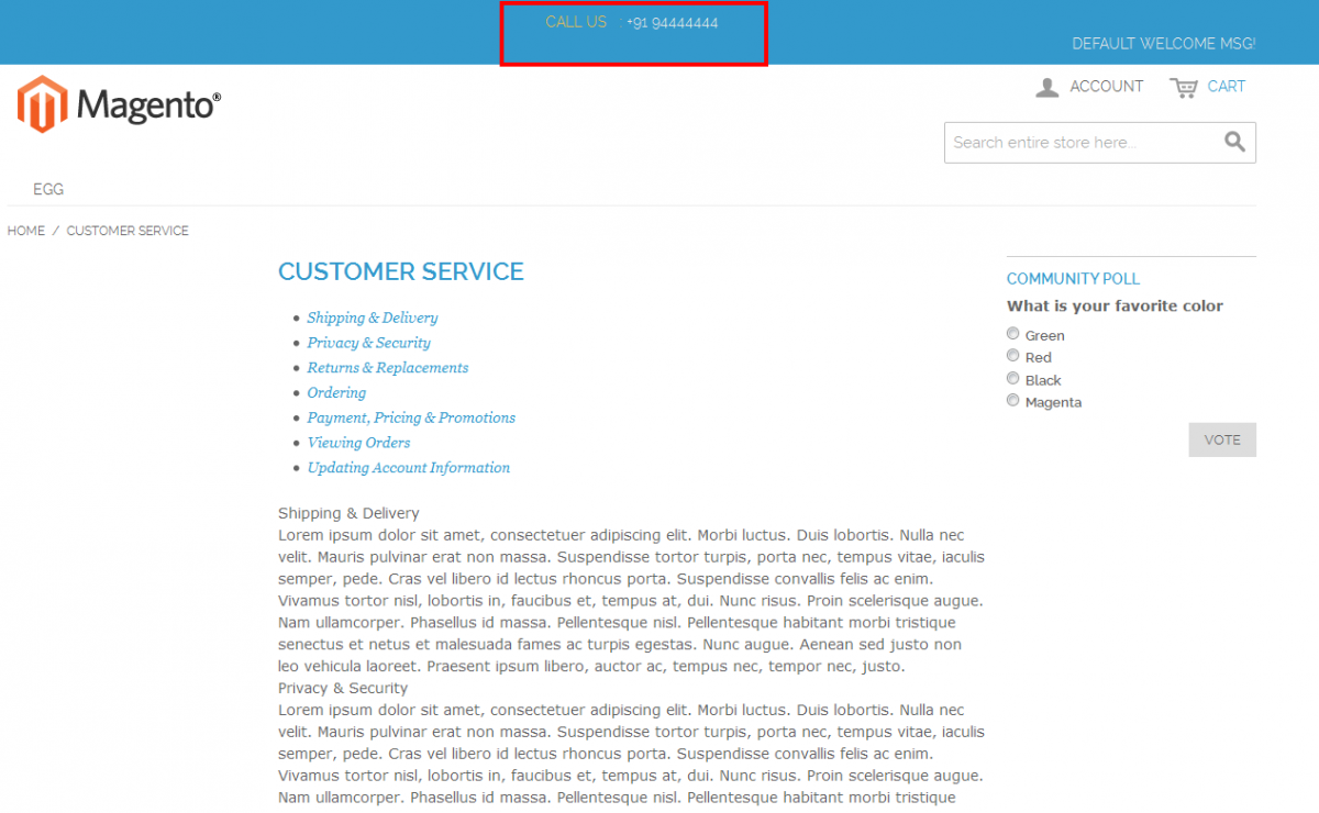Click to Call | Magento Extensions Online Store