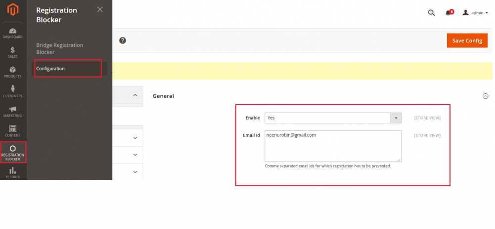 Magento Registration Blocker Extension 2.0 -Bridge Store