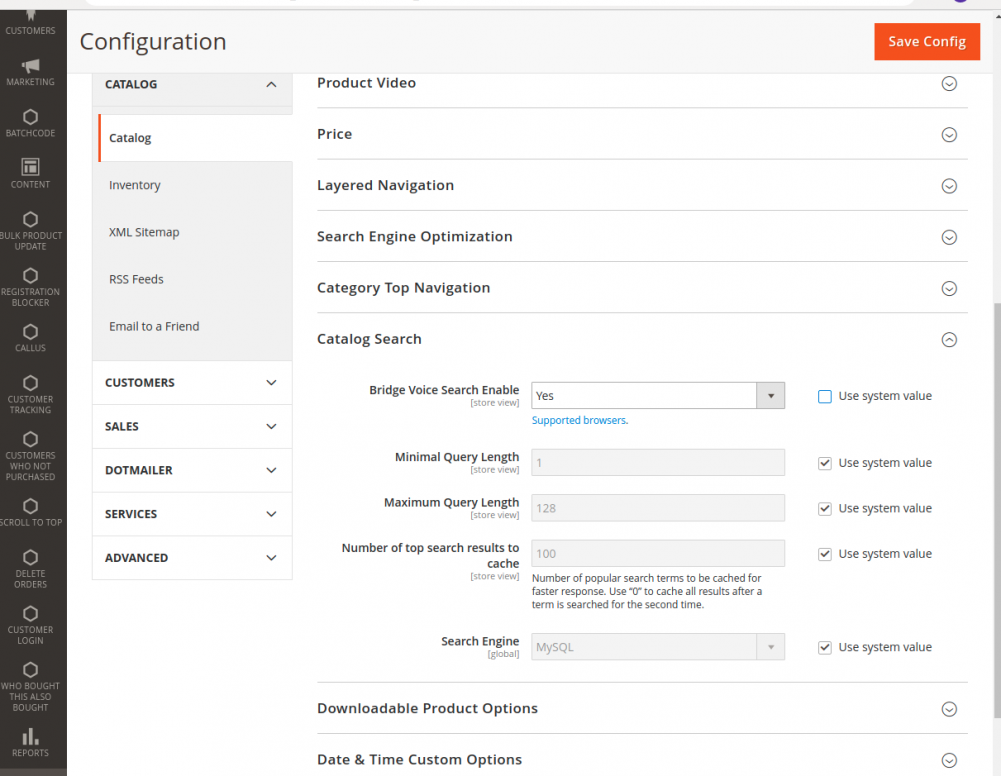 Magento 2 Voice Search - Bridge Store