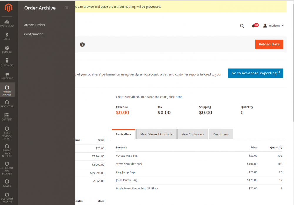 Magento 2 Order Archive - Bridge Store